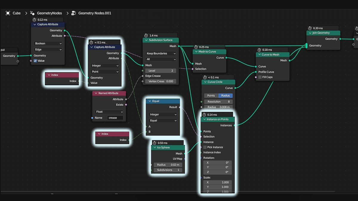Blenderkit Tutorial Render Subdivision Modifier Wireframe In Blender With Geometry Nodes