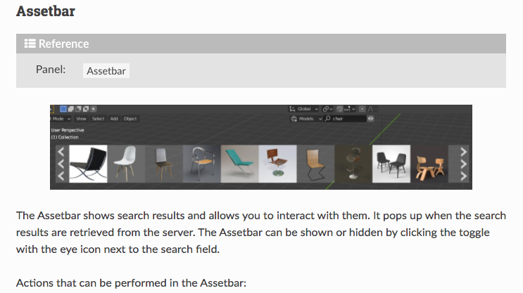 BlenderKit | BlenderKit in Blender manual