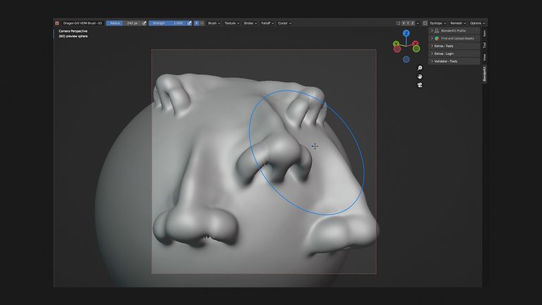 BlenderKit | Vector Displacement Mesh Brushes: explanation, step by step tutorial and video