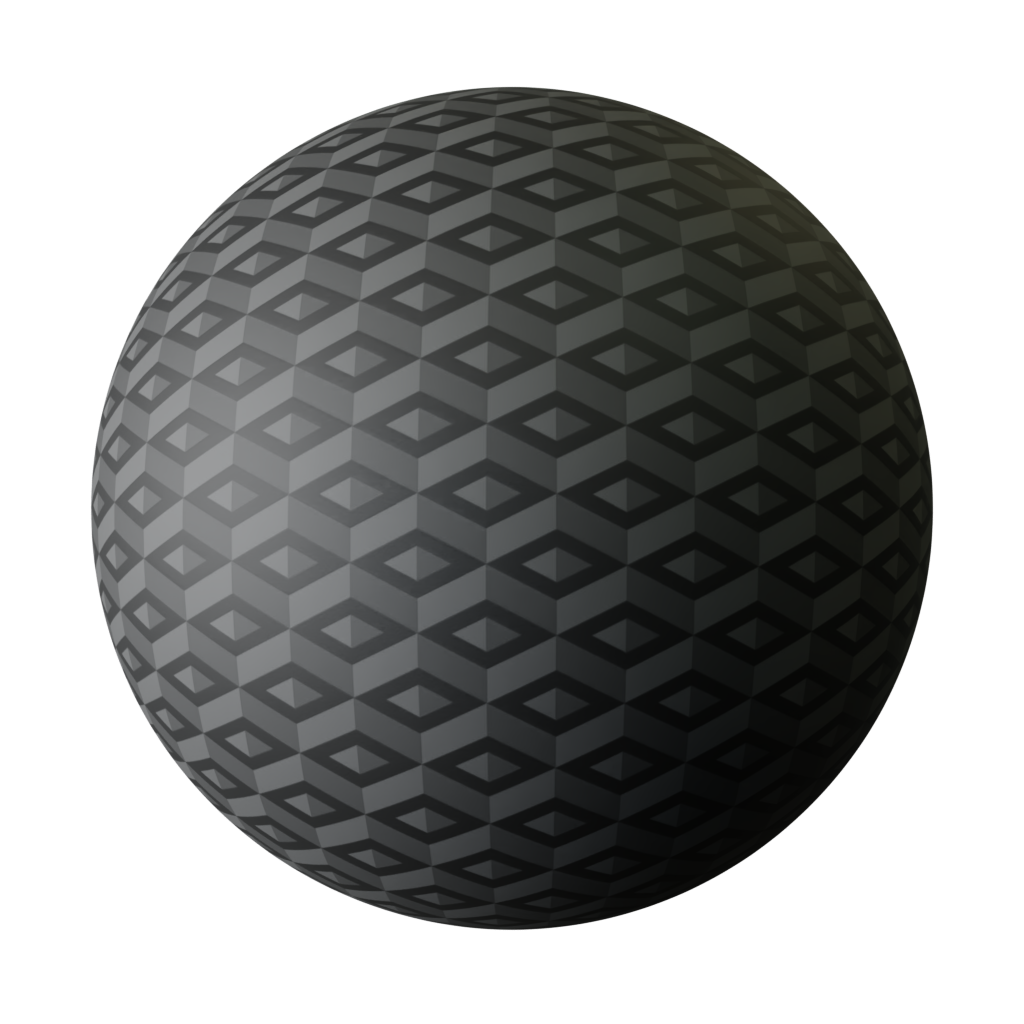 Dark Monochromatic Diamond Cube Pattern | FREE organic materials ...