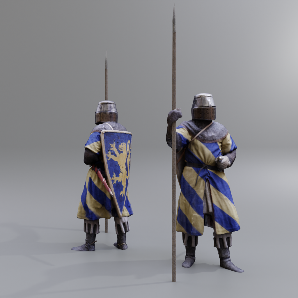 Medieval Knight | Full Human Bodies models | BlenderKit