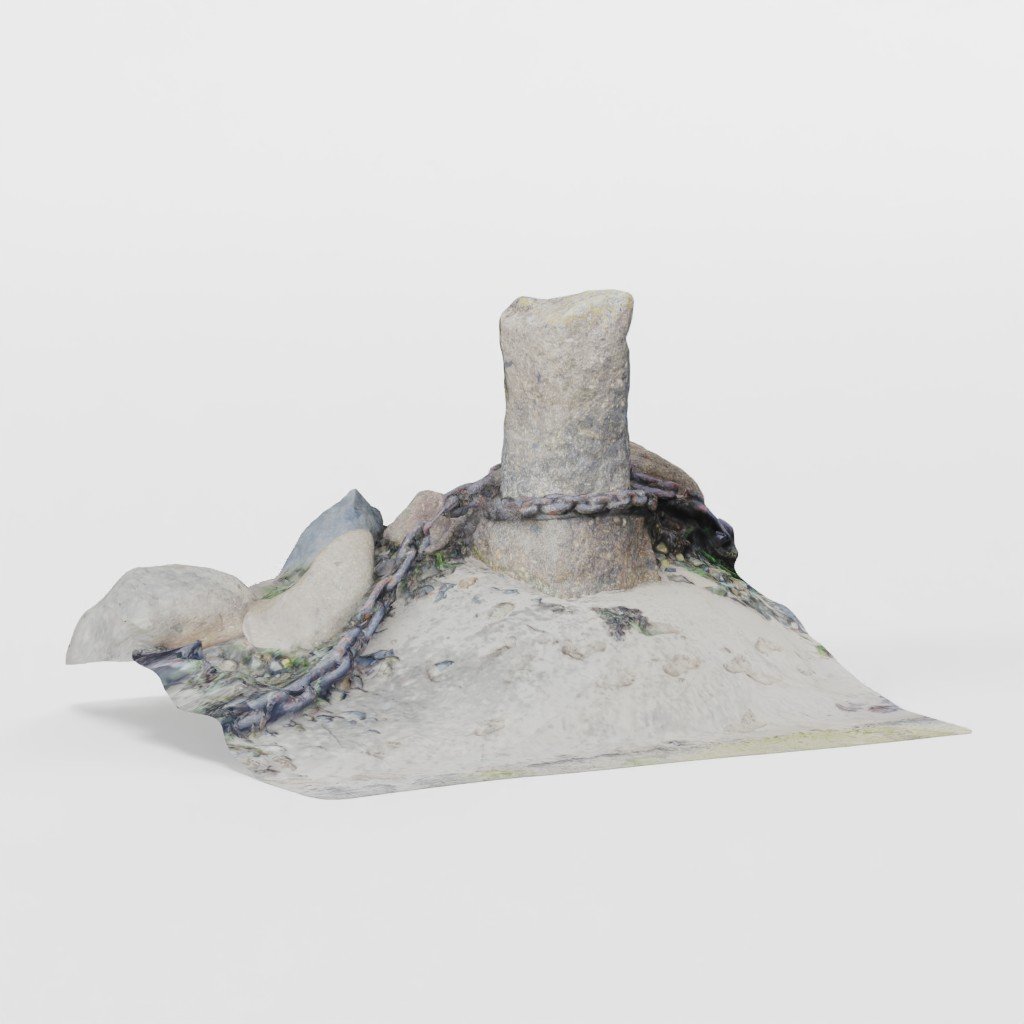 Stone Post | Environment Elements models | BlenderKit