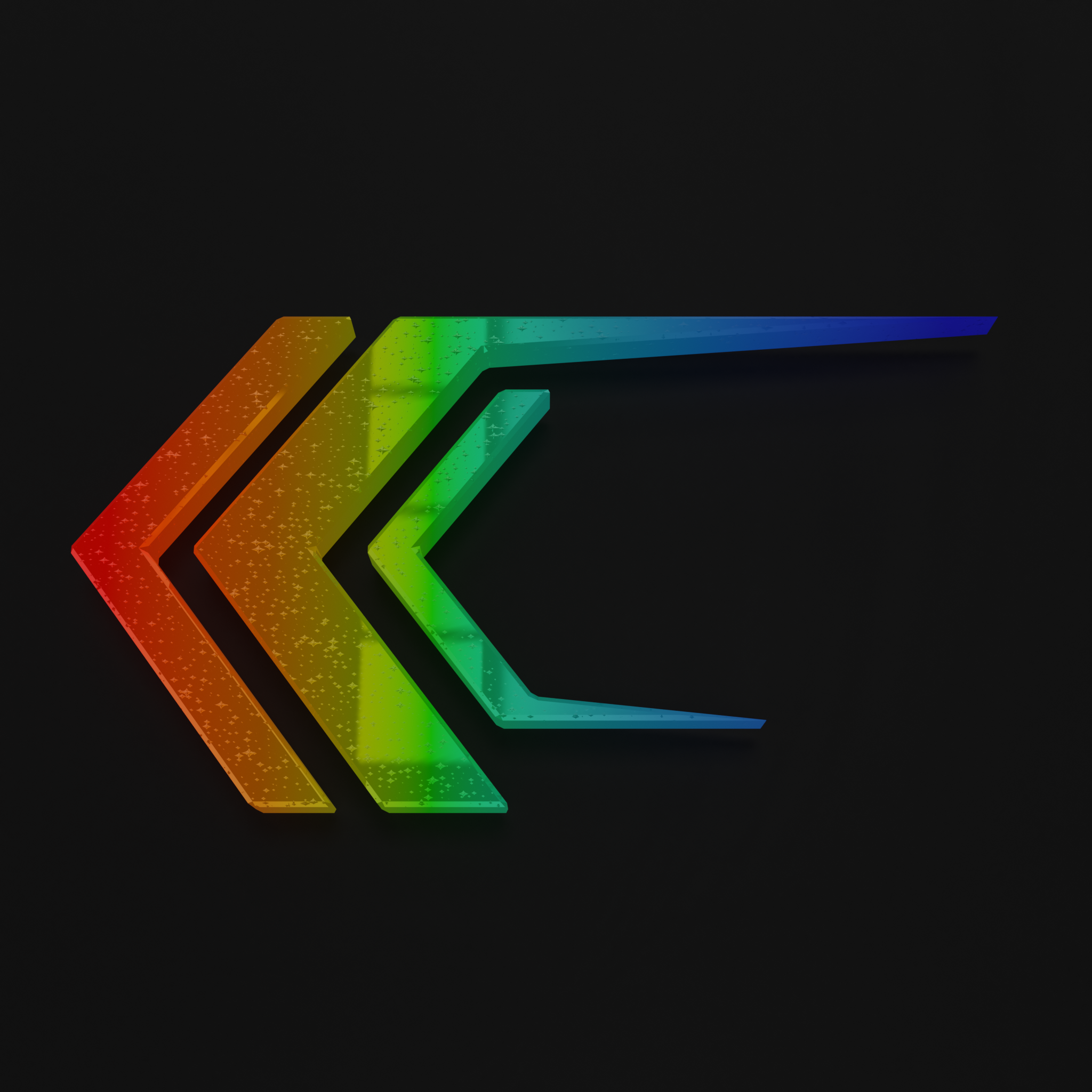 Colorful glowing arrow 09 | FREE Miscellaneous models | BlenderKit