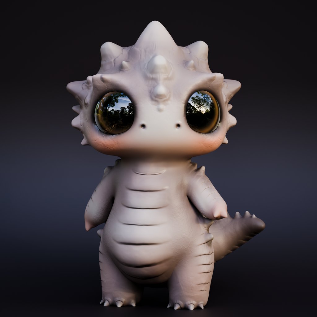 BlenderKit | Download the FREE Ash Dinosaur (Rigged) model