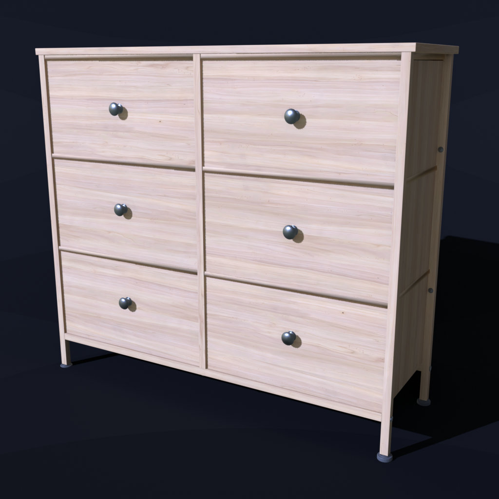 Wooden Cabinet Shelfs | Shelves models | BlenderKit