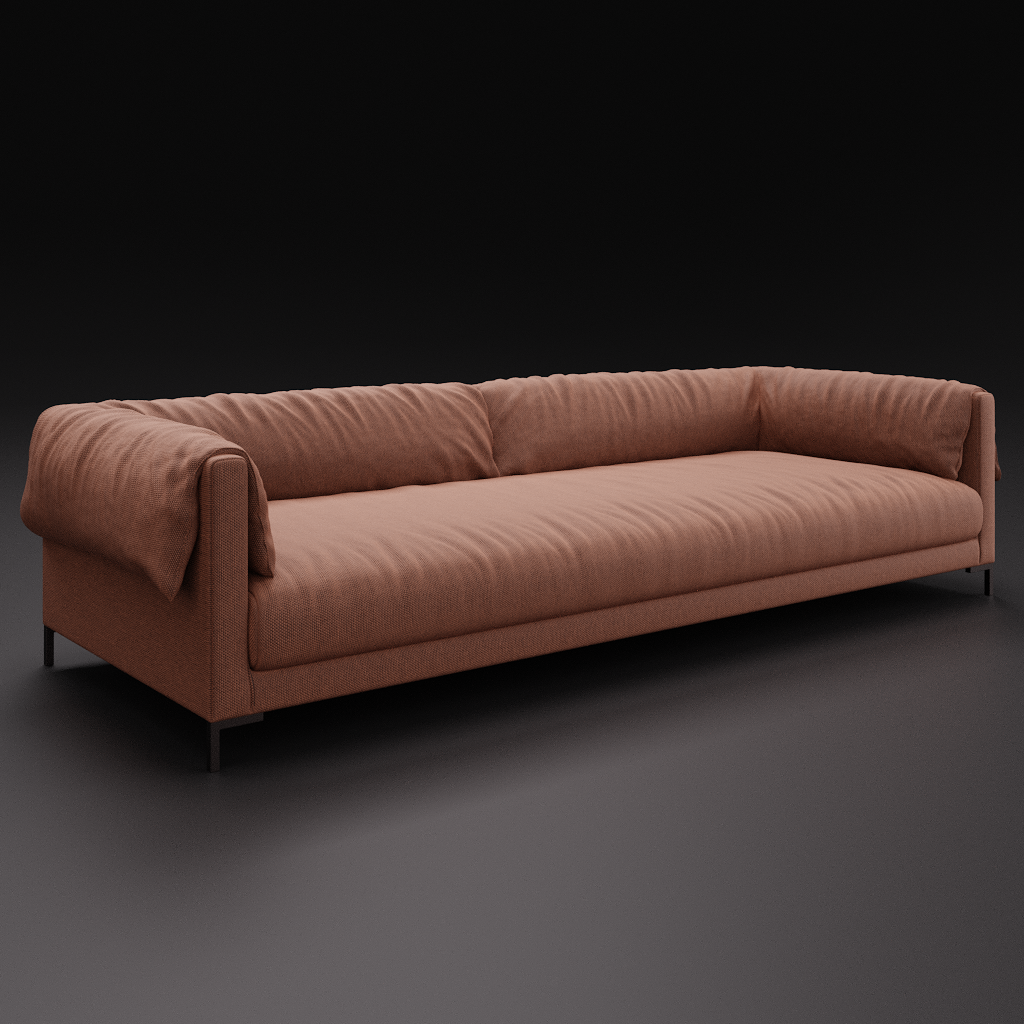 Sofa Drop | 3D Sofa models | BlenderKit