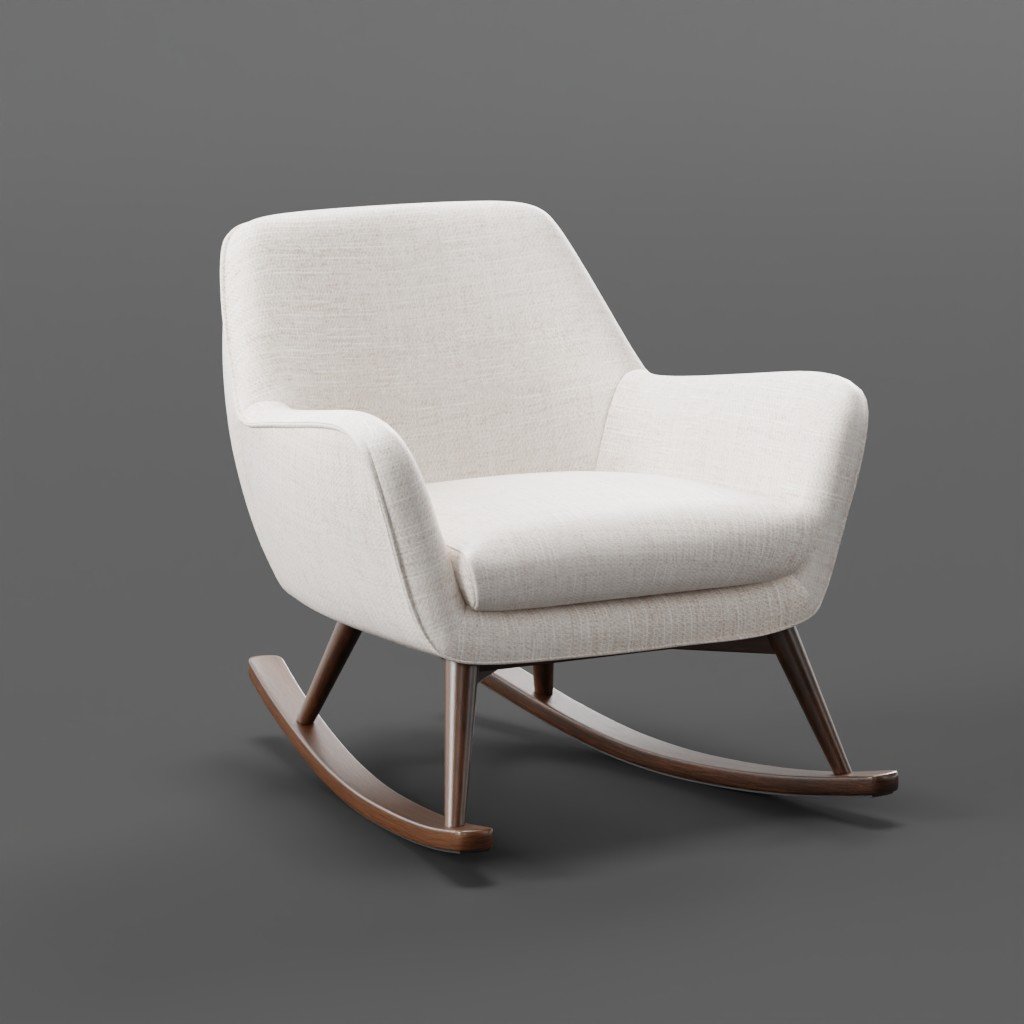 Rocking Chair | Chairs models | BlenderKit