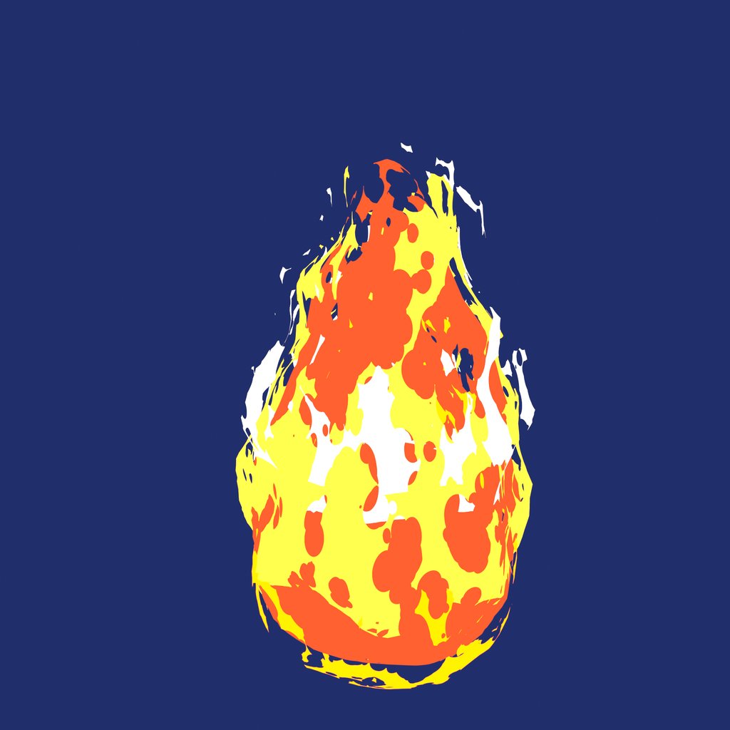 Toon shade Fire | FREE Science scenes | BlenderKit
