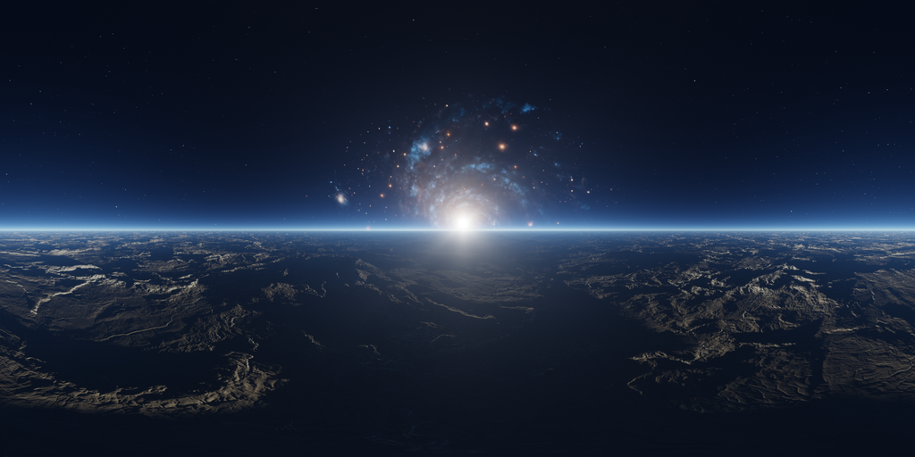 Sci-Fi Alien Planet Galaxy | Futuristic Environments HDRis | BlenderKit