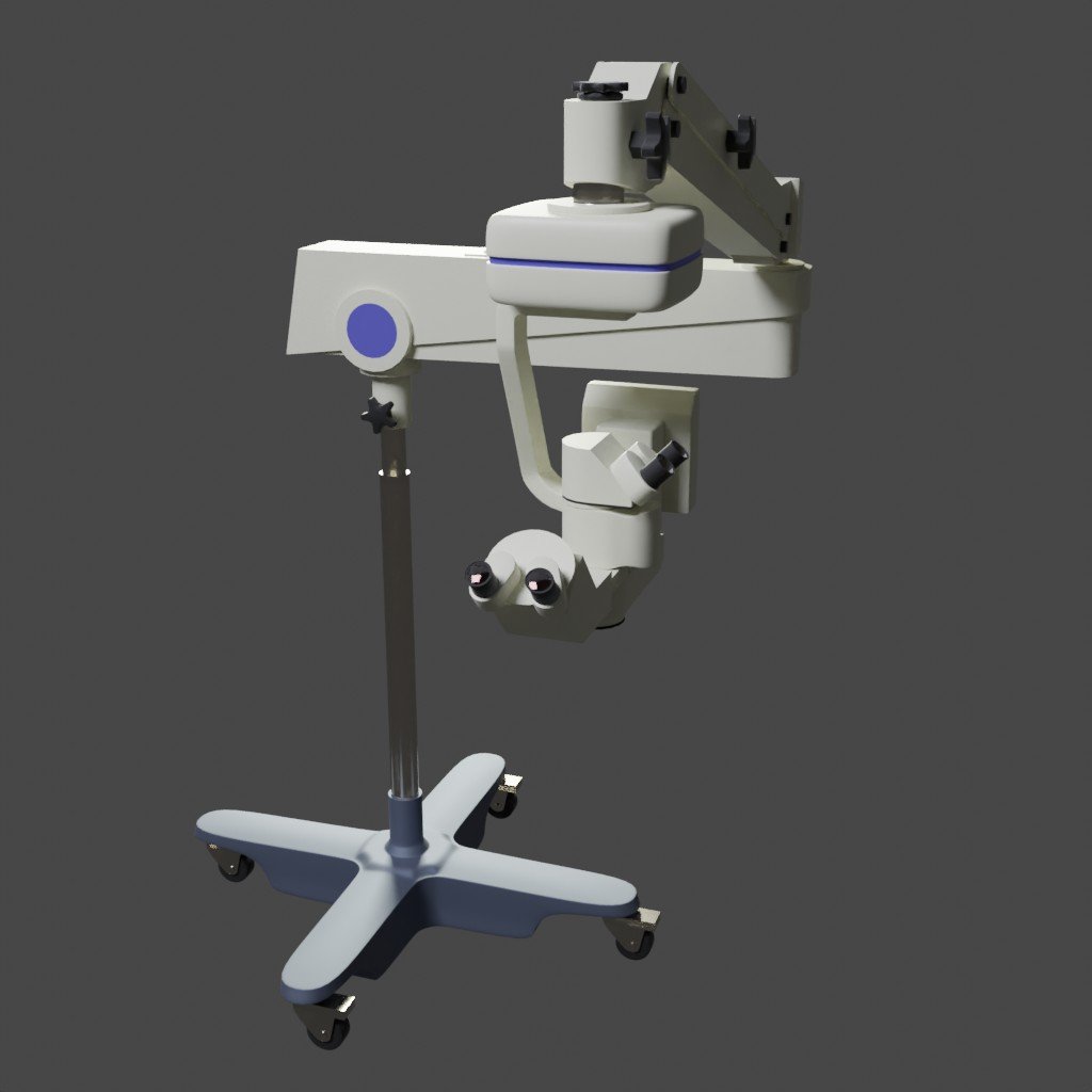 Eye Surgery Microscope | FREE 3D Medical Equipment models | BlenderKit