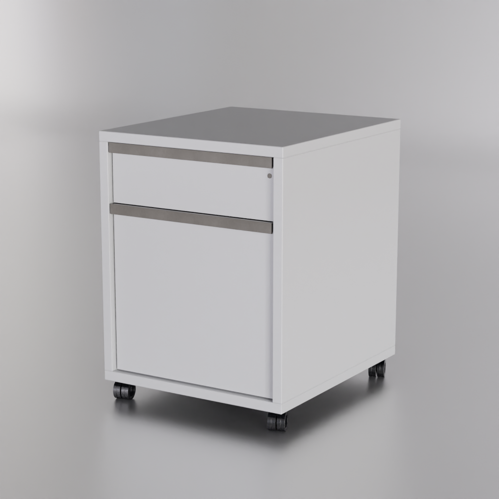 Mobile Pedestal Drawer | Office Storage Spaces models | BlenderKit