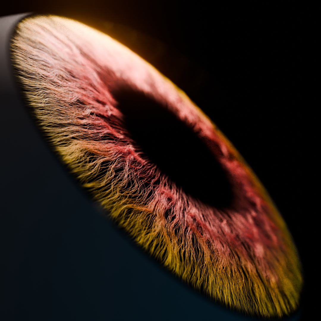 Abstract Eye Render by geo nodes | Science scenes | BlenderKit