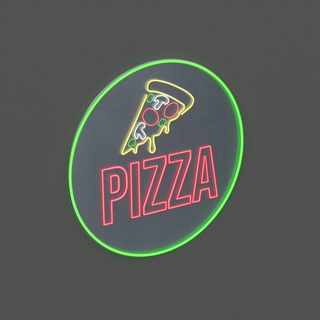 Pizza Neon Sign | Signs models | BlenderKit