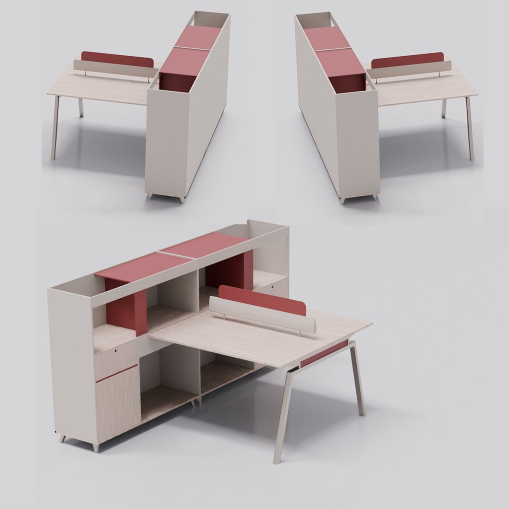 Workstation | Desks models | BlenderKit