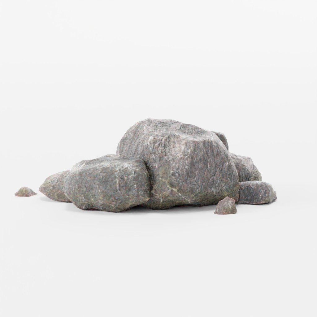 Stoney Rock Formation Outscrop | Terrains models | BlenderKit