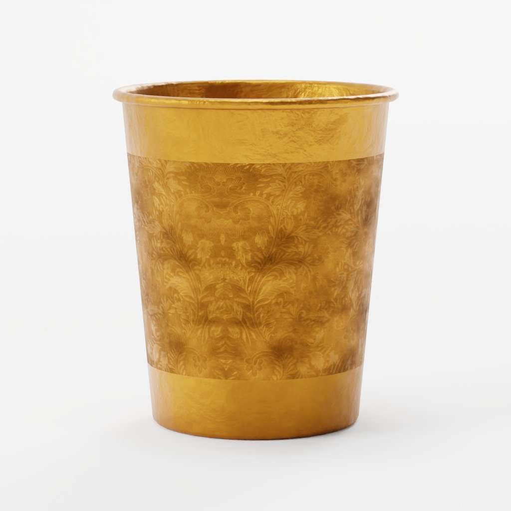 Copper cup 2 | FREE Tableware Sets models | BlenderKit
