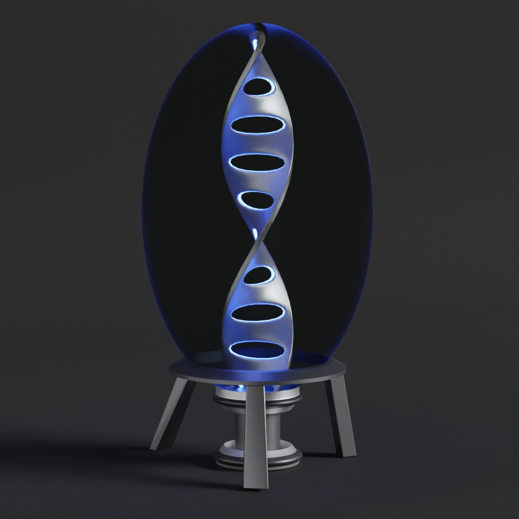 Dna sphere | FREE Lab Equipment models | BlenderKit