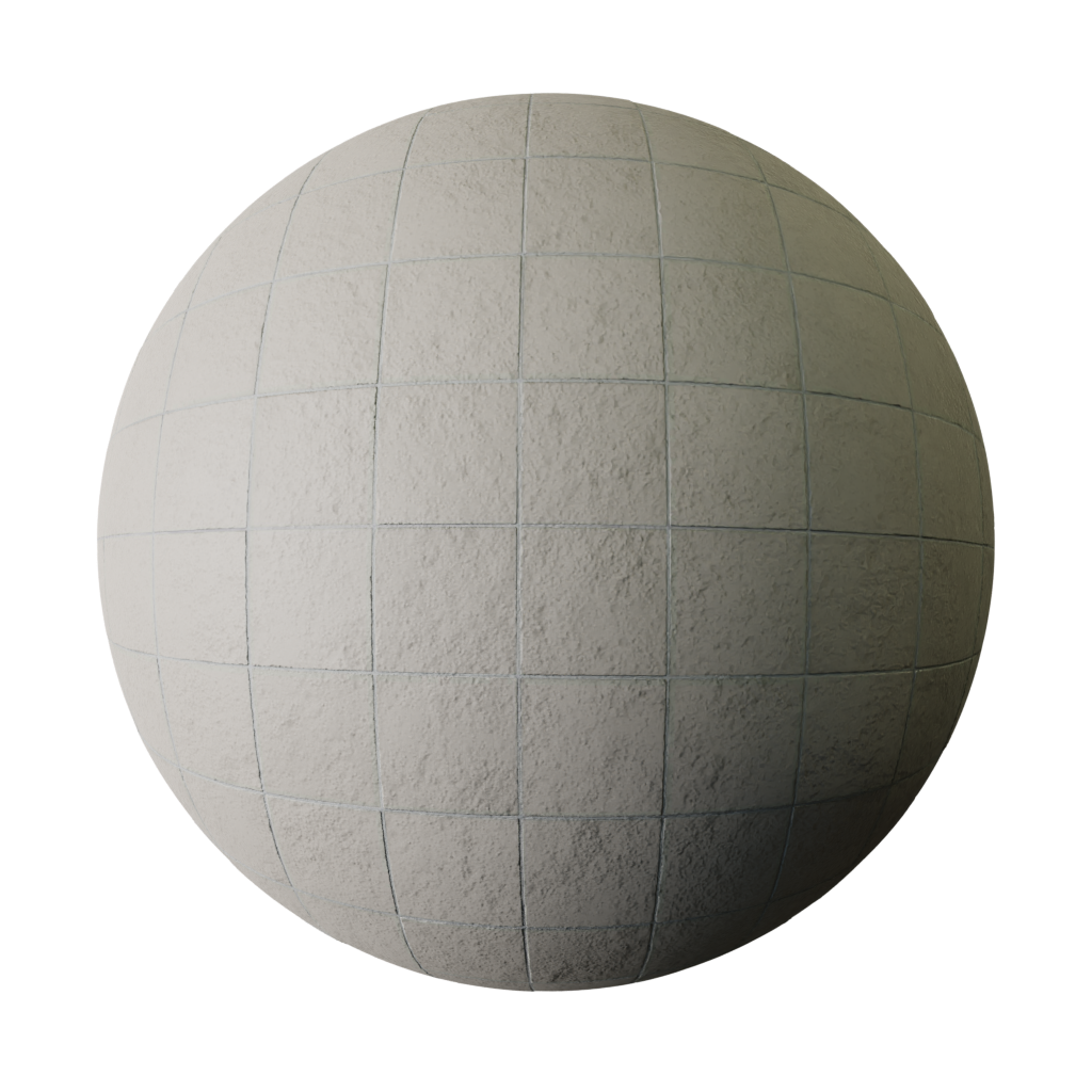 Bumpy square beige clay tile | FREE tiles materials | BlenderKit