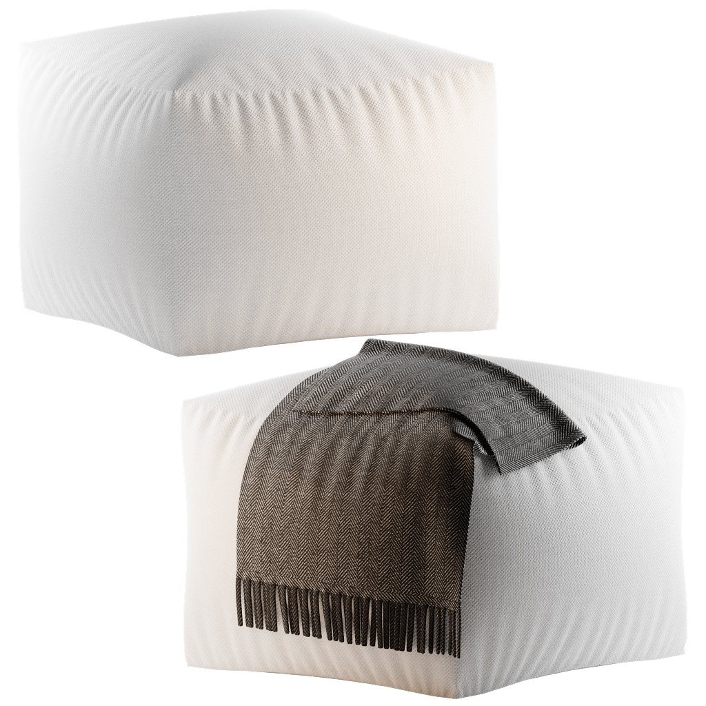 Pouf E | Poufs models | BlenderKit