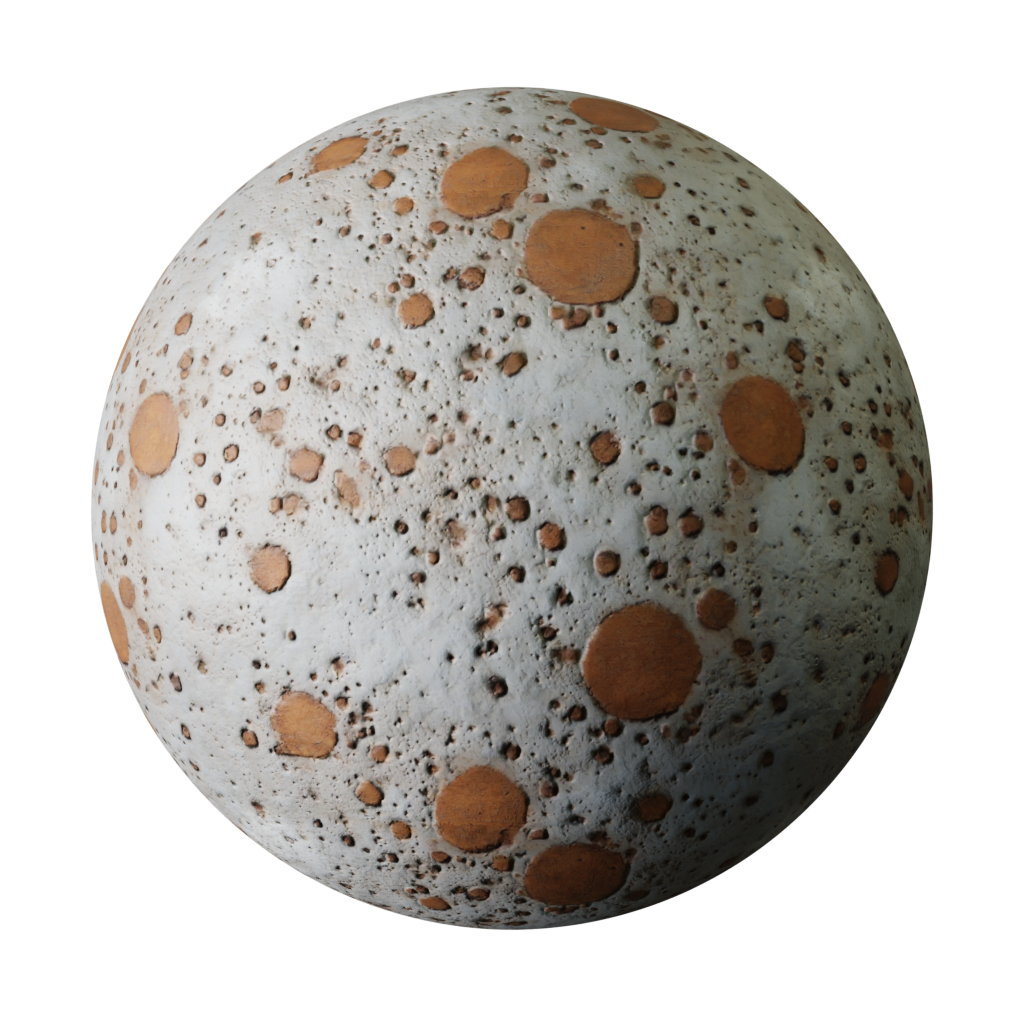 Corroded Metal with Orange Spots | FREE rust materials | BlenderKit