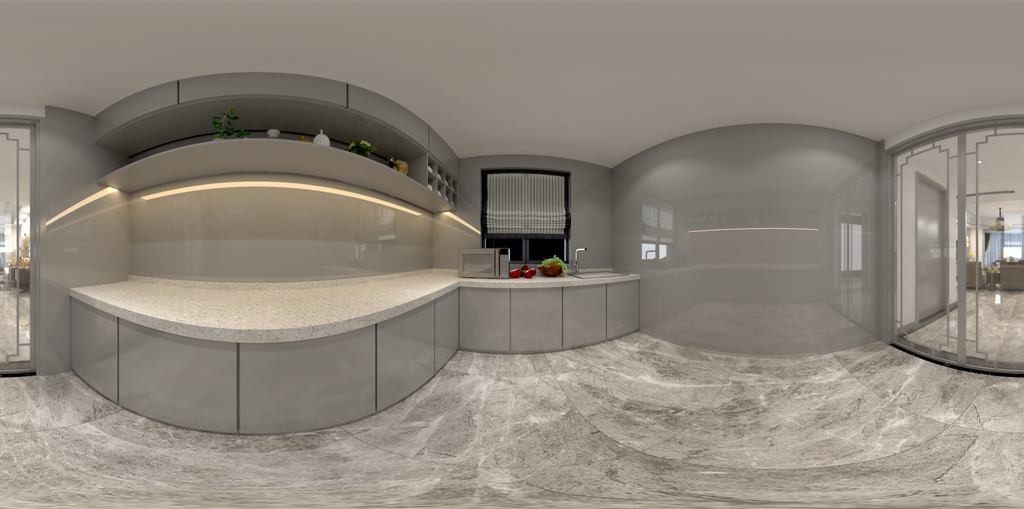 Kitchen | FREE Interiors HDRis | BlenderKit