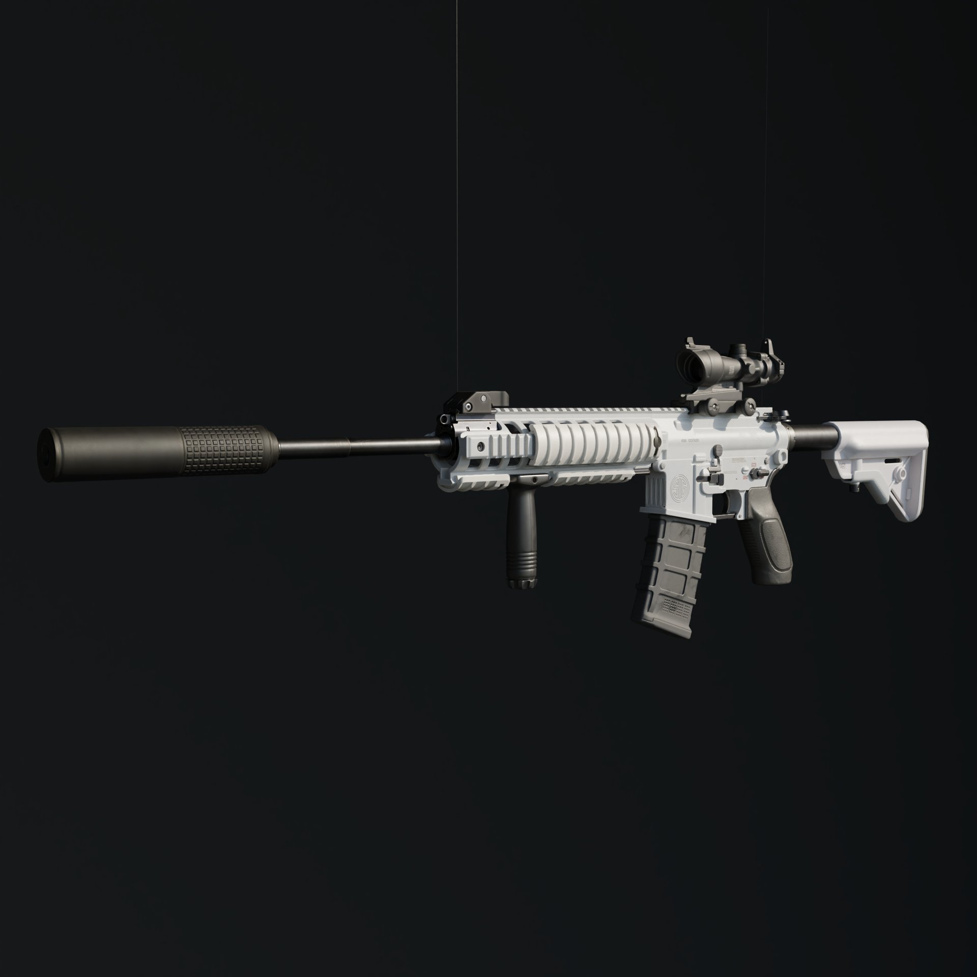 Sig516 Gun | 3D Modern models | BlenderKit