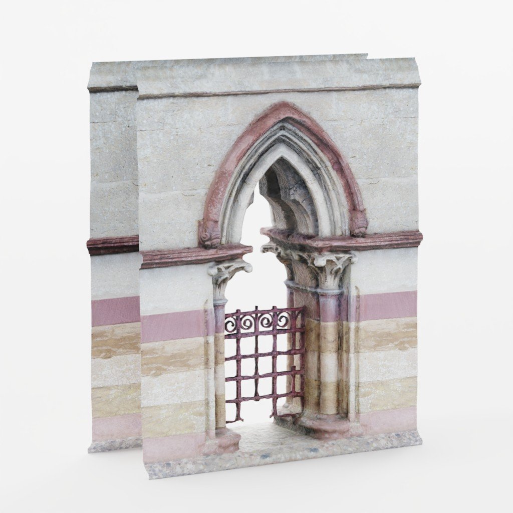 Gothic Arch - Photo-scanned Archway | Windows models | BlenderKit