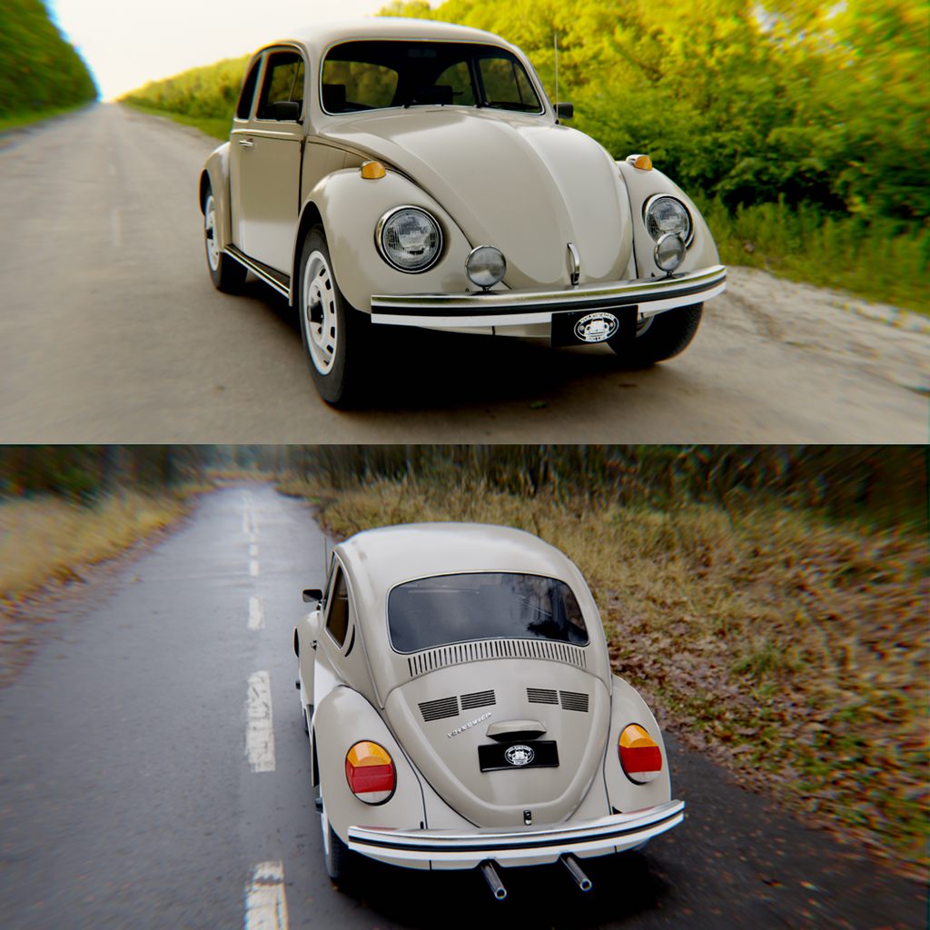 Volkswagen Beetle 198x | Historical Cars models | BlenderKit