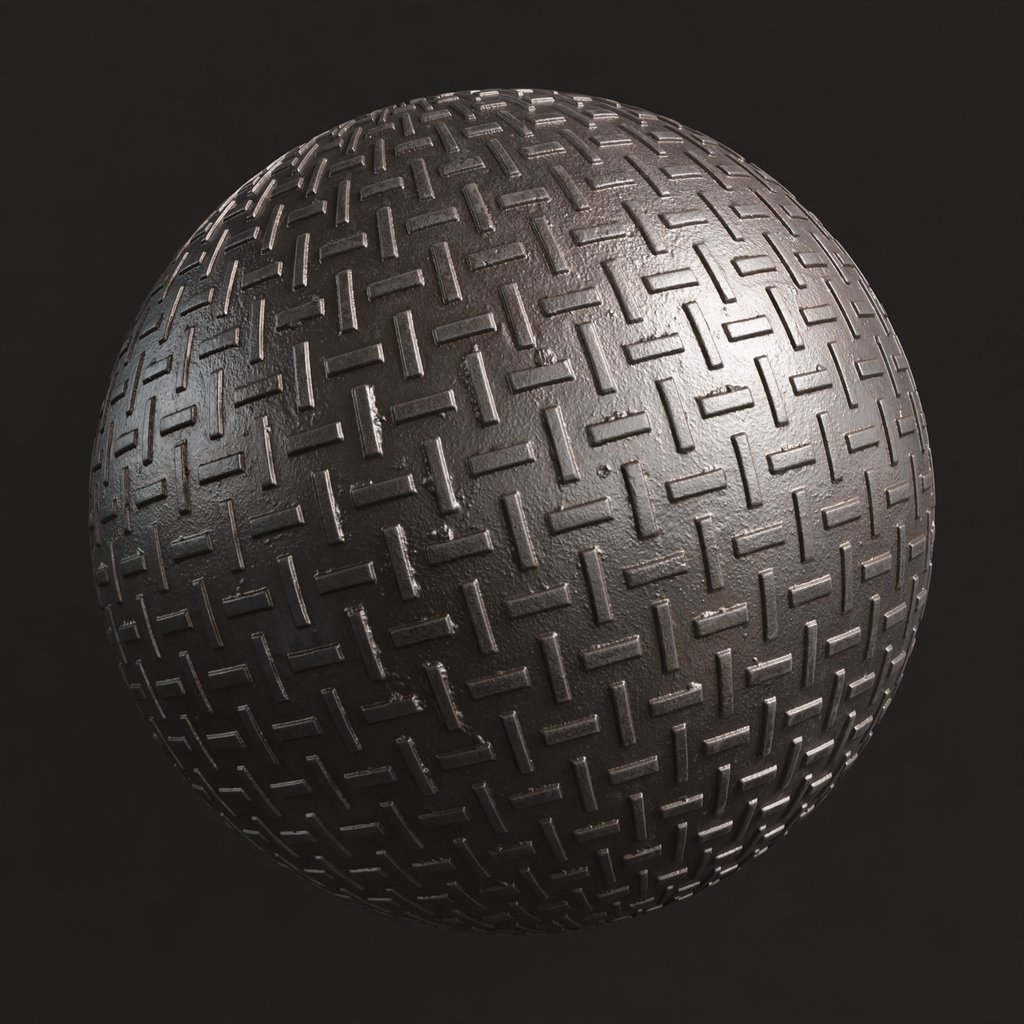 Metal Floor 02 Material | FREE metal materials | BlenderKit