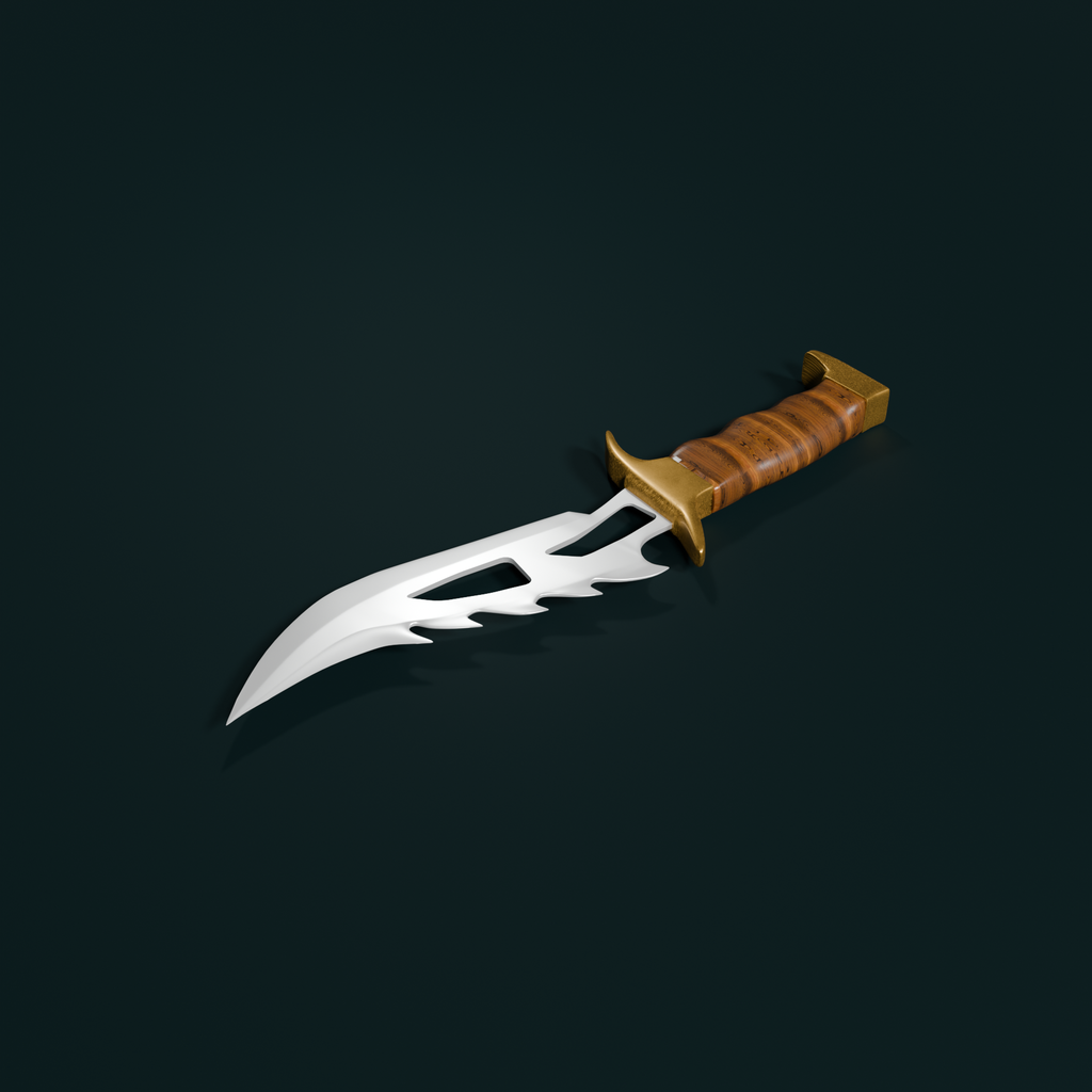 Zombie Knife | FREE Historical Weapons models | BlenderKit