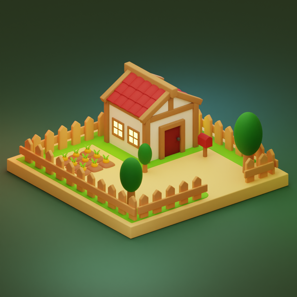 Minecraft loop | FREE Cartoon scenes | BlenderKit