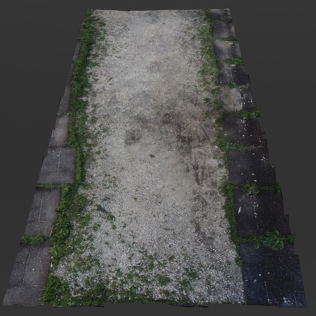 Gravel Pathway 01 | FREE Terrains models | BlenderKit