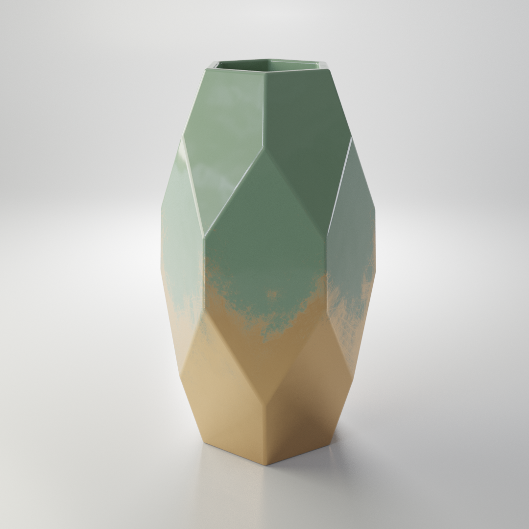 Geometric Vase | FREE Vases models | BlenderKit