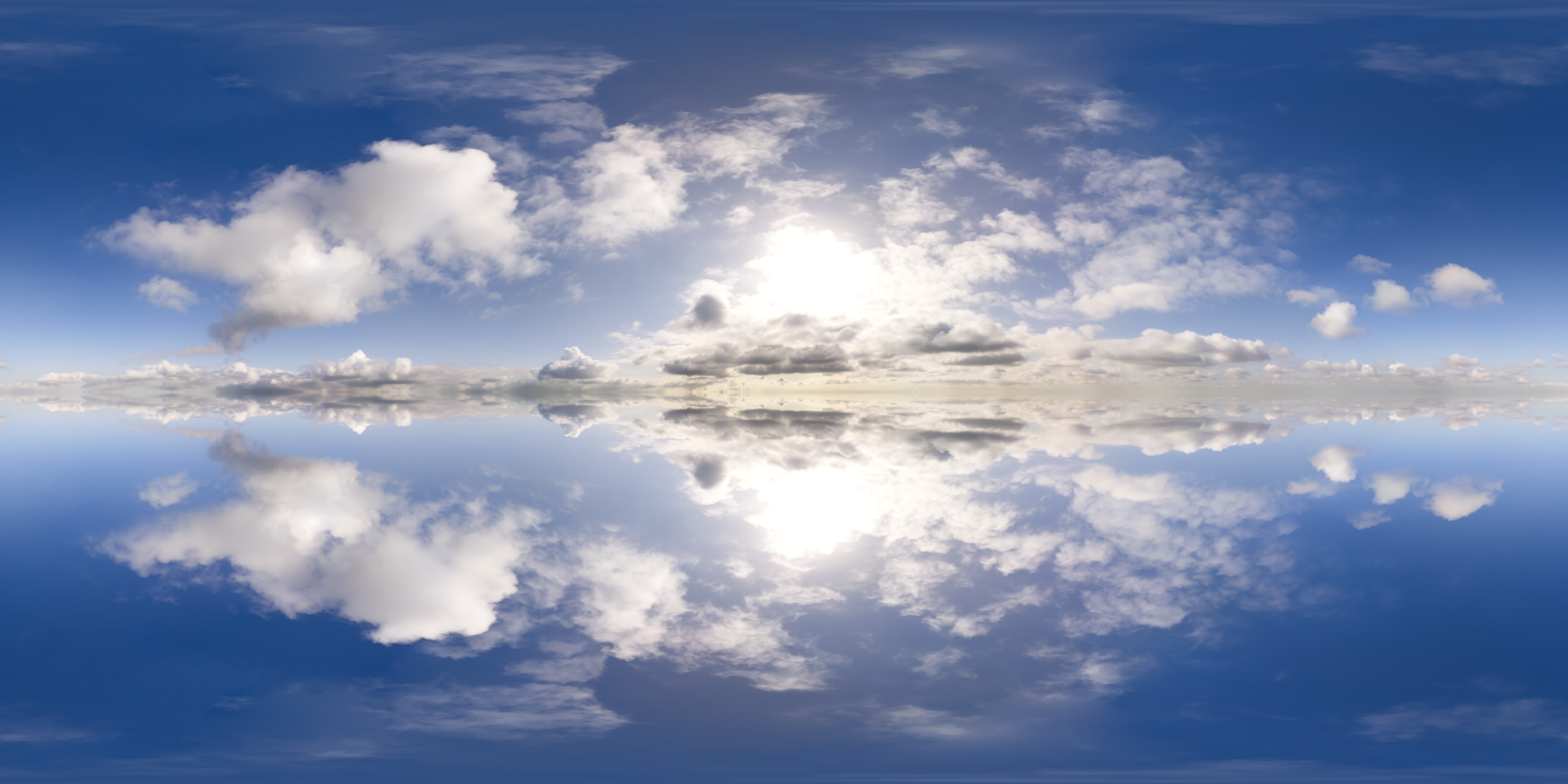 Infinite Real Sky - Cloudy Sunny Day | Nature HDRis | BlenderKit