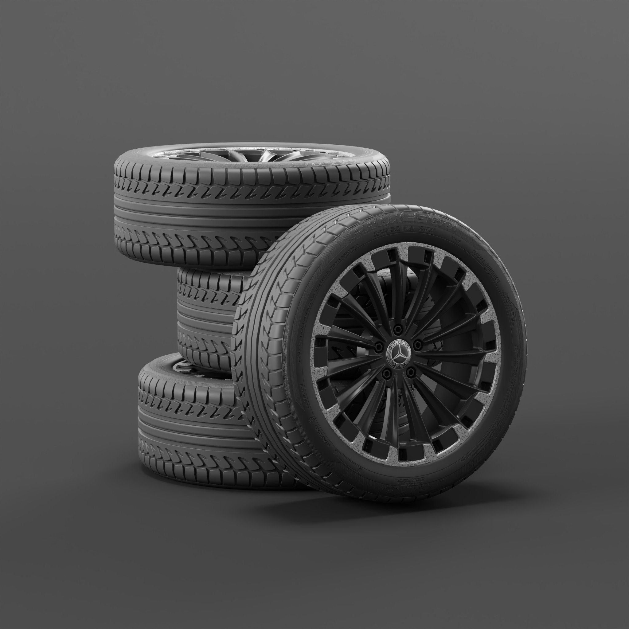 Mercedes tires | Vehicle Parts models | BlenderKit
