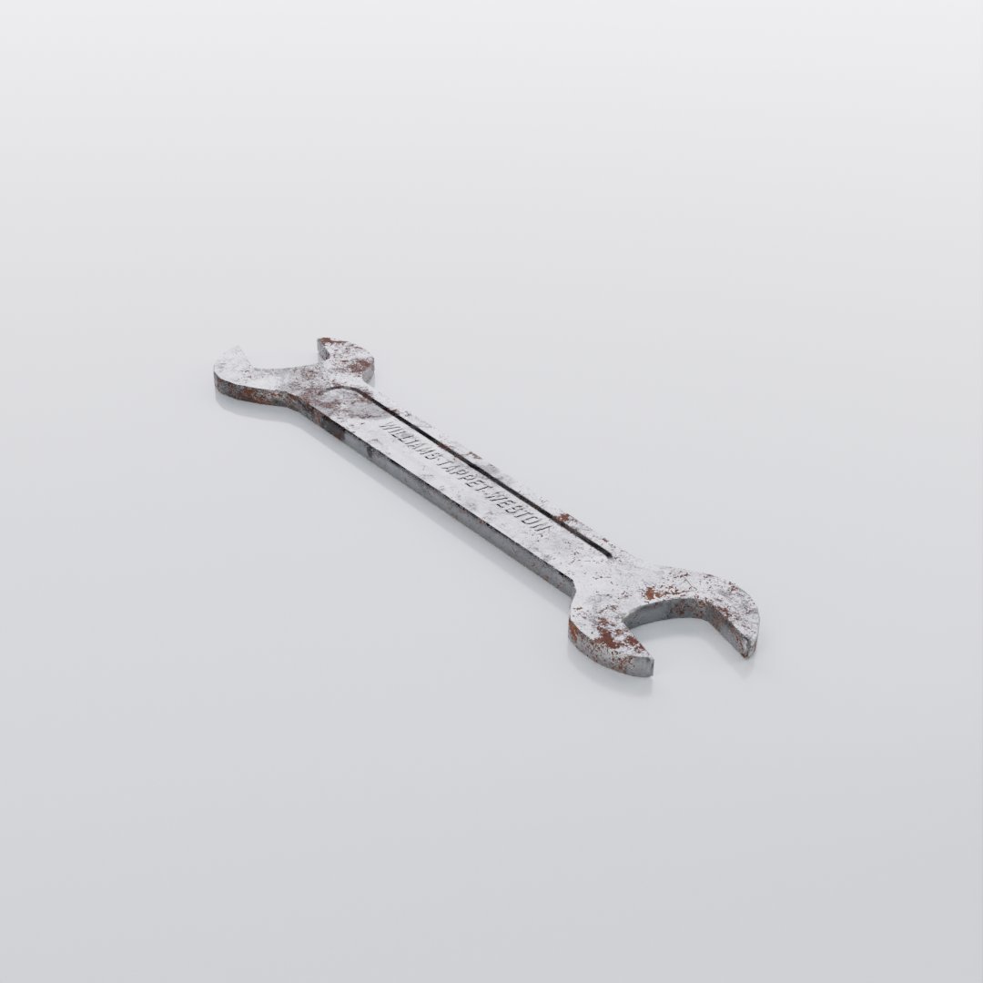 Rusty Wrench | Handtools models | BlenderKit