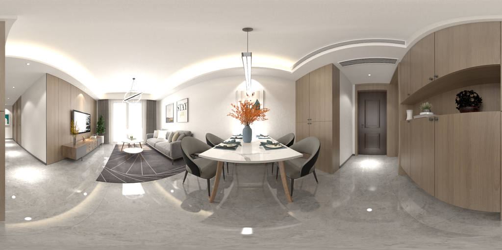 Living room | FREE Interiors HDRis | BlenderKit