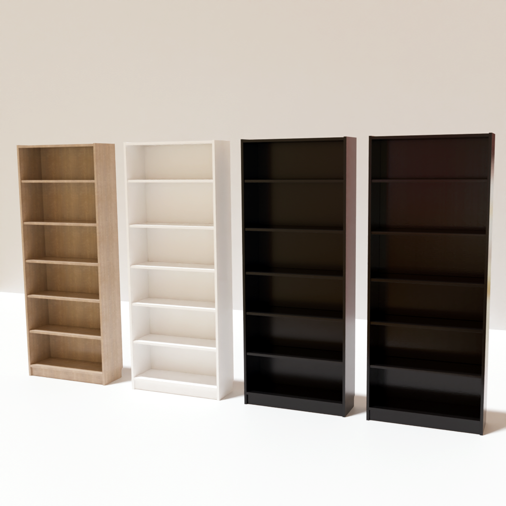Ikea Billy Bookshelf 80x202cm | FREE Office Storage Spaces models ...