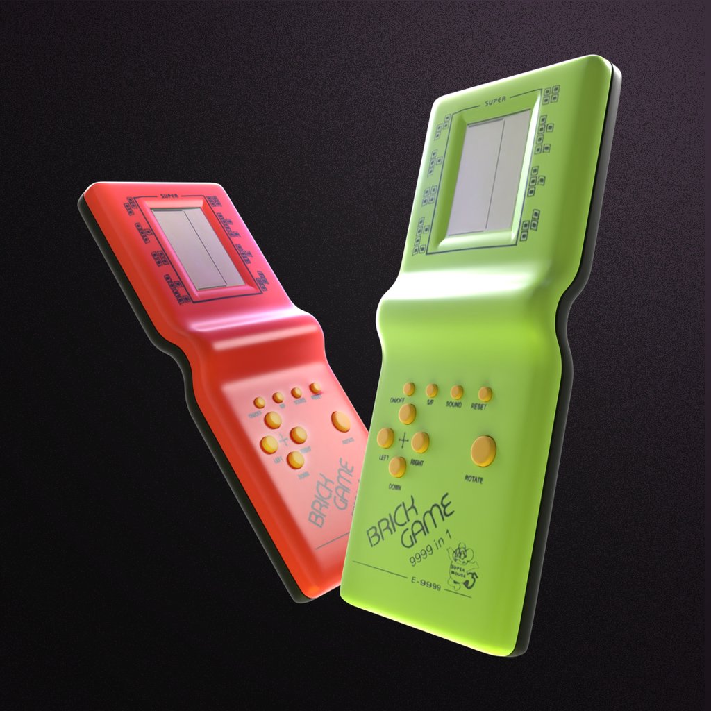 Tetris | FREE Game Consoles models | BlenderKit