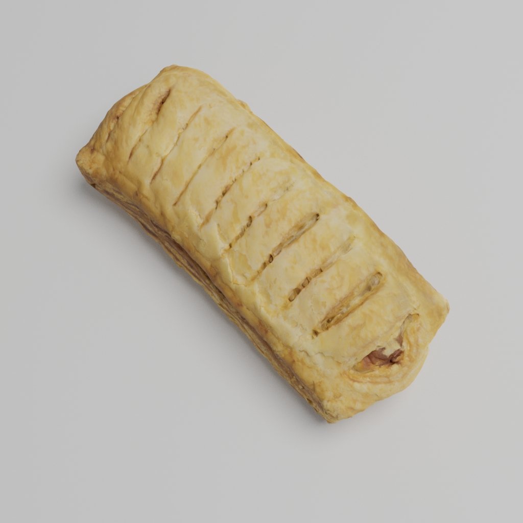 Bakery Hotdog roll | Food models | BlenderKit