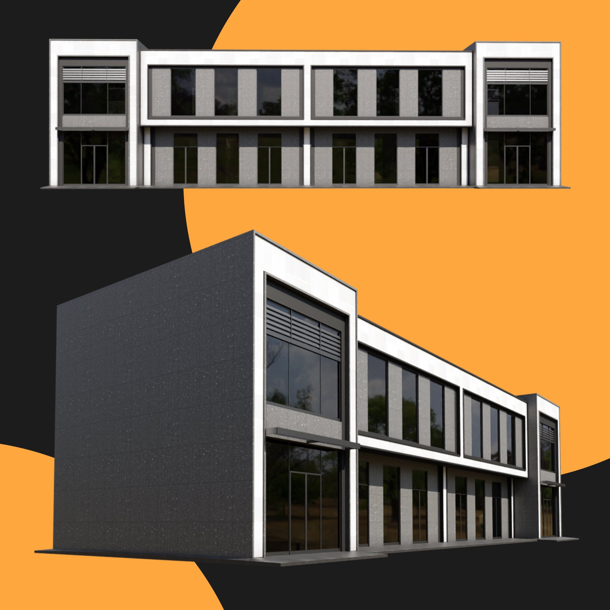Mini Office | FREE 3D Commercial models | BlenderKit