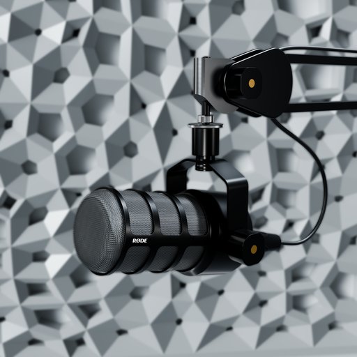 Modern RØDE Studio Microphone | Audio Devices models | BlenderKit