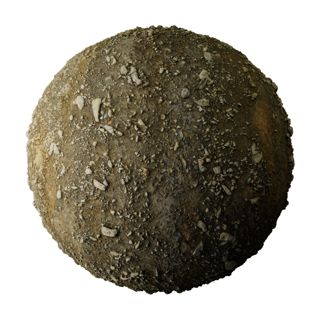 Dirt and rocky ground | FREE ground materials | BlenderKit