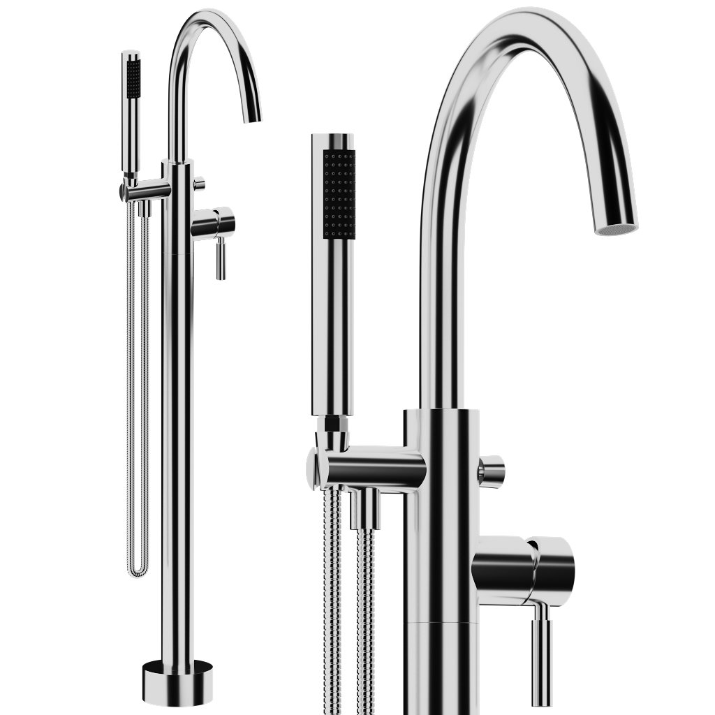 IND-ORI233-BRG Faucet | FREE Bathroom Faucets models | BlenderKit