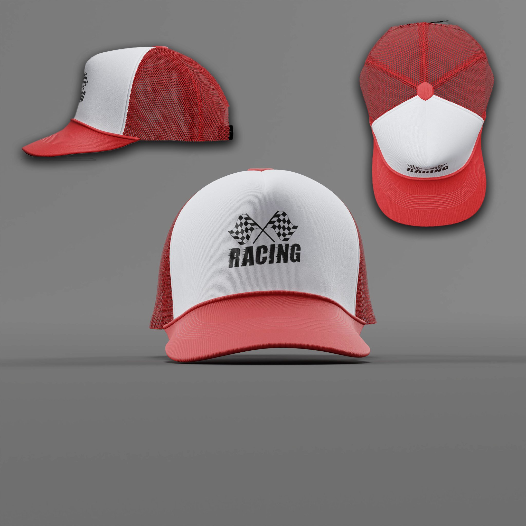 Trucker cap Design | Headwear models | BlenderKit