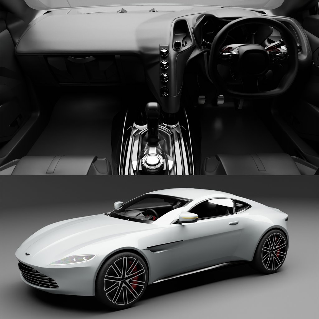 Aston-Martin-DB10(Riggef) | Luxury Cars models | BlenderKit