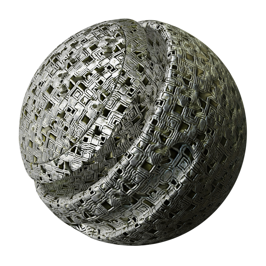 Alien Metal | FREE metal materials | BlenderKit