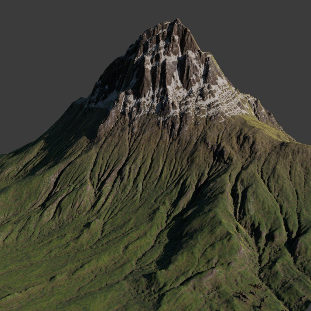 3d Mountain Textures