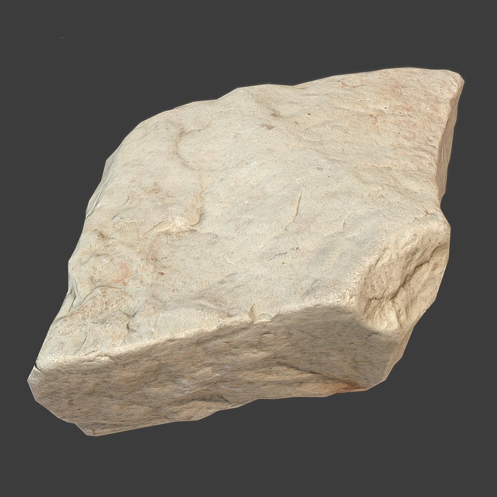 Limestone Boulder | Environment Elements models | BlenderKit