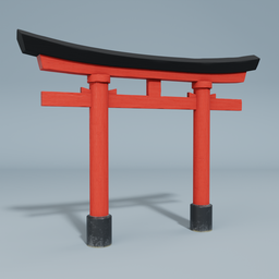 Japanese Torii Gate | FREE Architecture models | BlenderKit